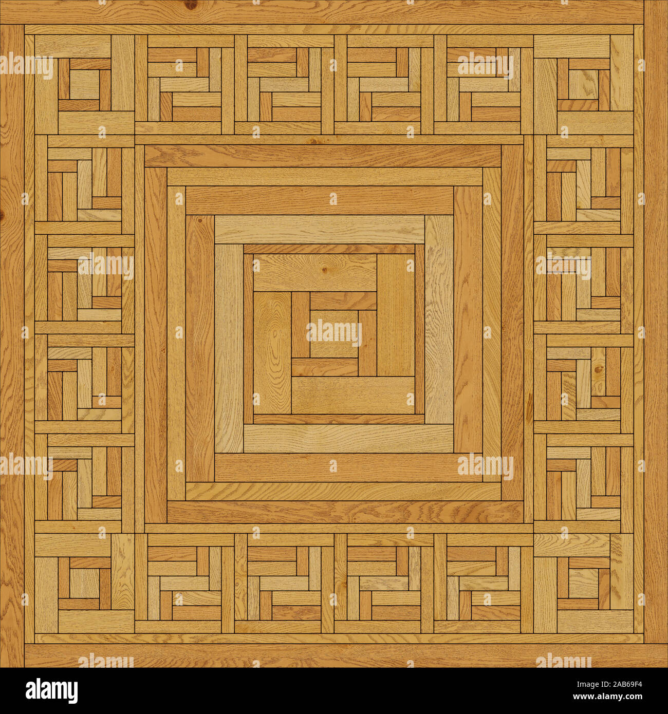 Texture of seamless square tiles wood parquet (light brown Stock Photo ...