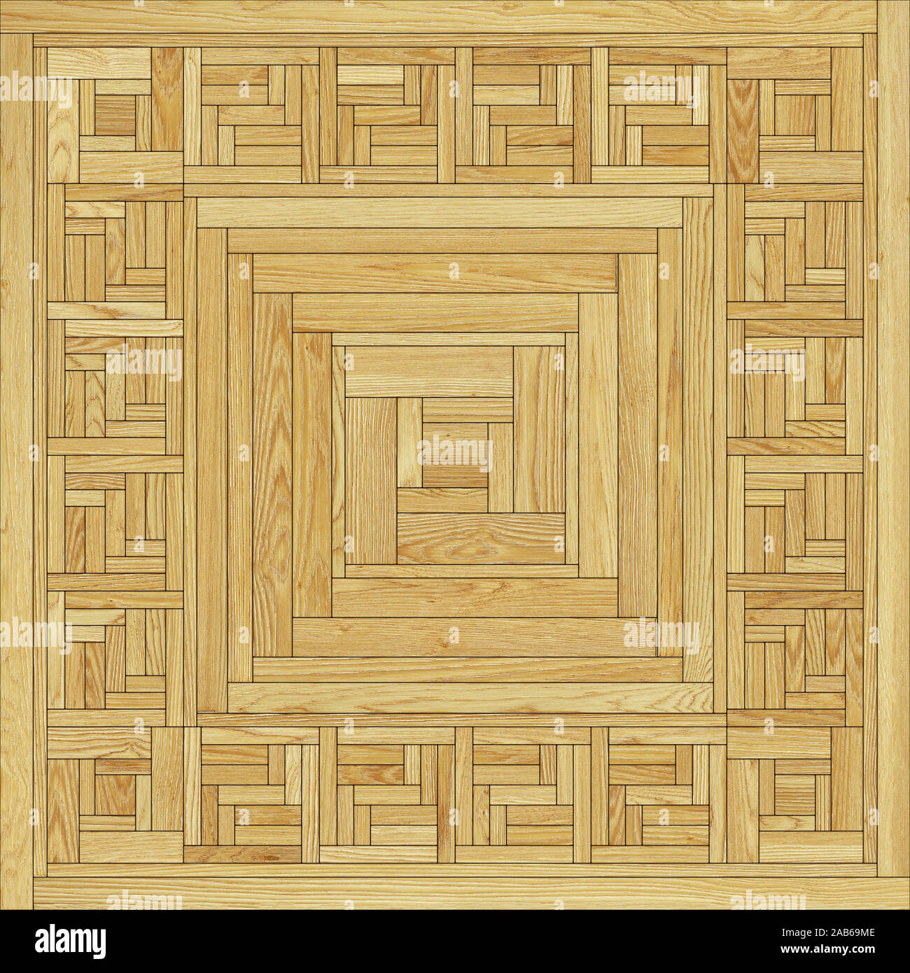 Texture of seamless square tiles wood parquet (light brown Stock Photo ...