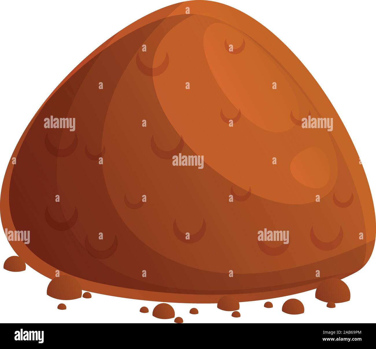 Cocoa powder icon. Cartoon of cocoa powder vector icon for web design ...