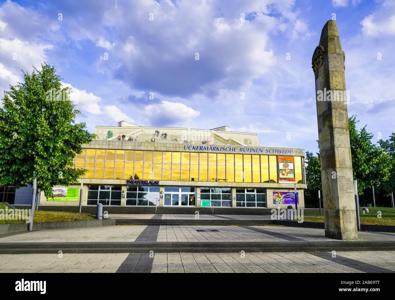 Theater Schwedt, Schwedt/Oder, Brandenburg, Germany Stock Photo - Alamy