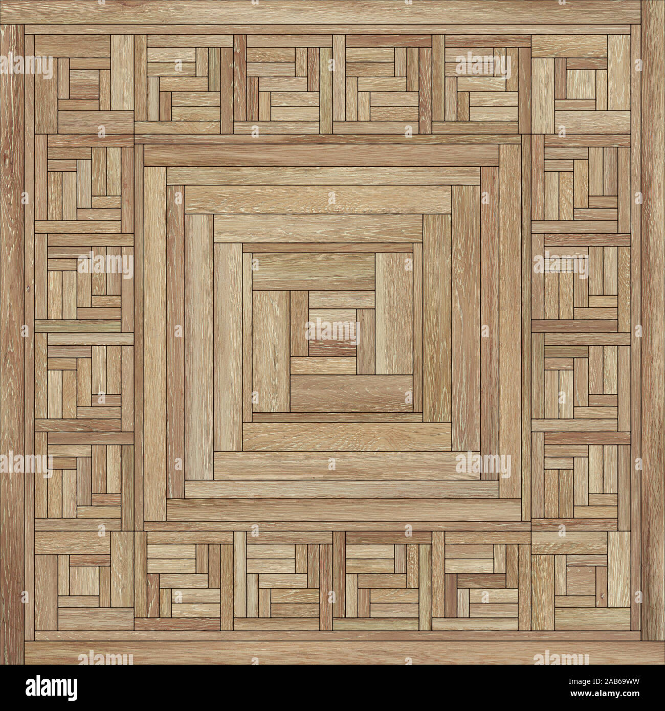 Texture of seamless square tiles wood parquet (light brown Stock Photo ...