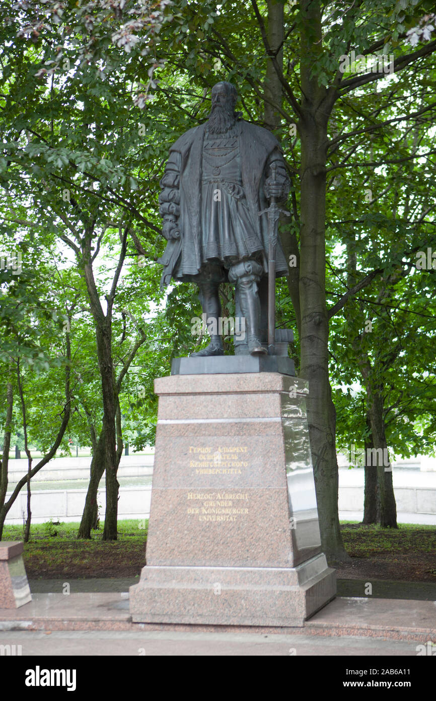 Kaliningrad, Kaliningrad Oblast, Russia - Monument to Duke Albrecht ...