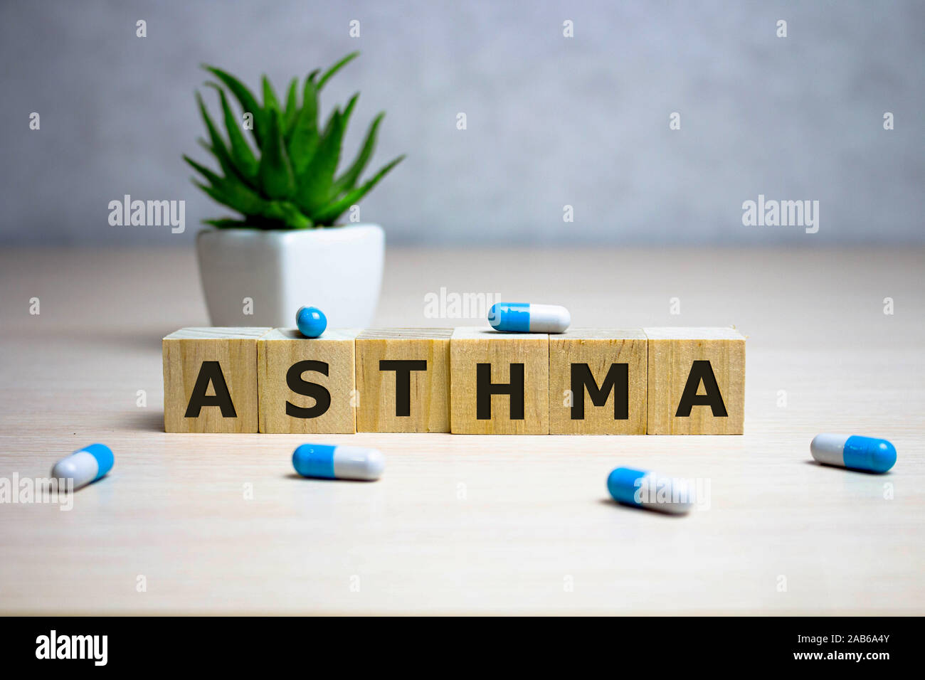 Asthma word diagram hi-res stock photography and images - Alamy