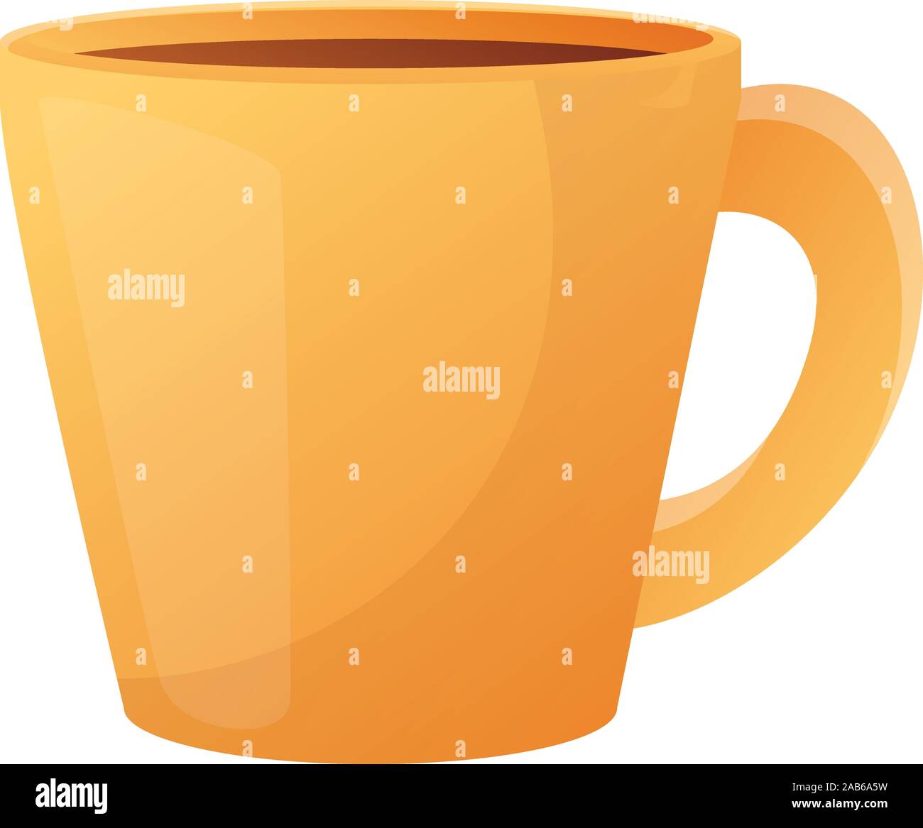Hot chocolate cup icon. Cartoon of hot chocolate cup vector icon for ...