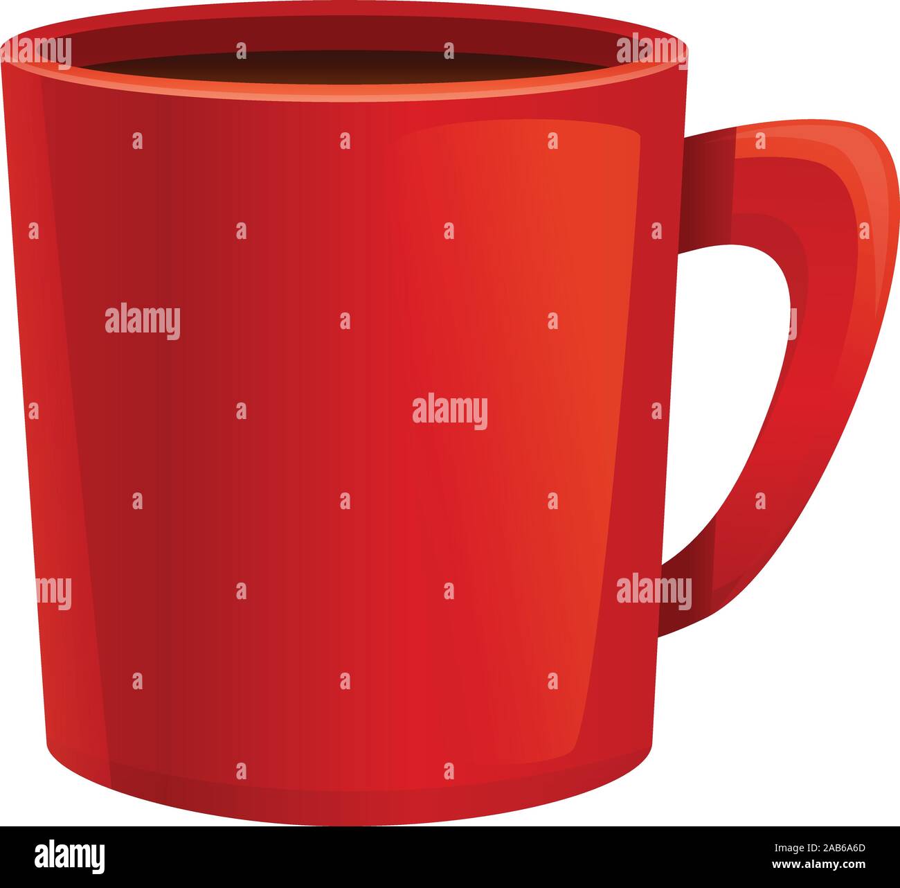 Hot chocolate mug icon. Cartoon of hot chocolate mug vector icon for ...