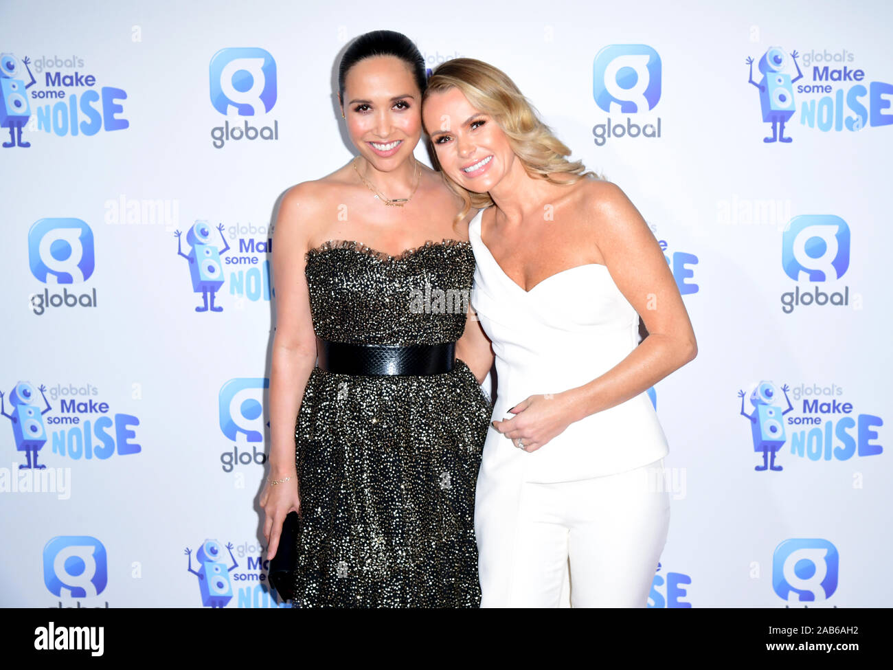 Myleene Klass (left) and Amanda Holden at Global's Make Some Noise ...