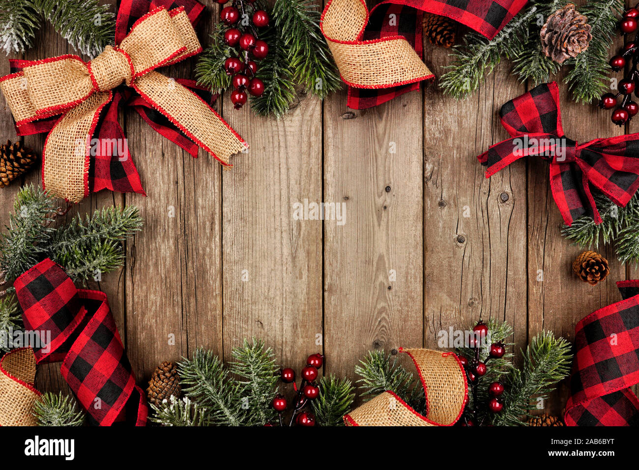 Black And Red Plaid Frame