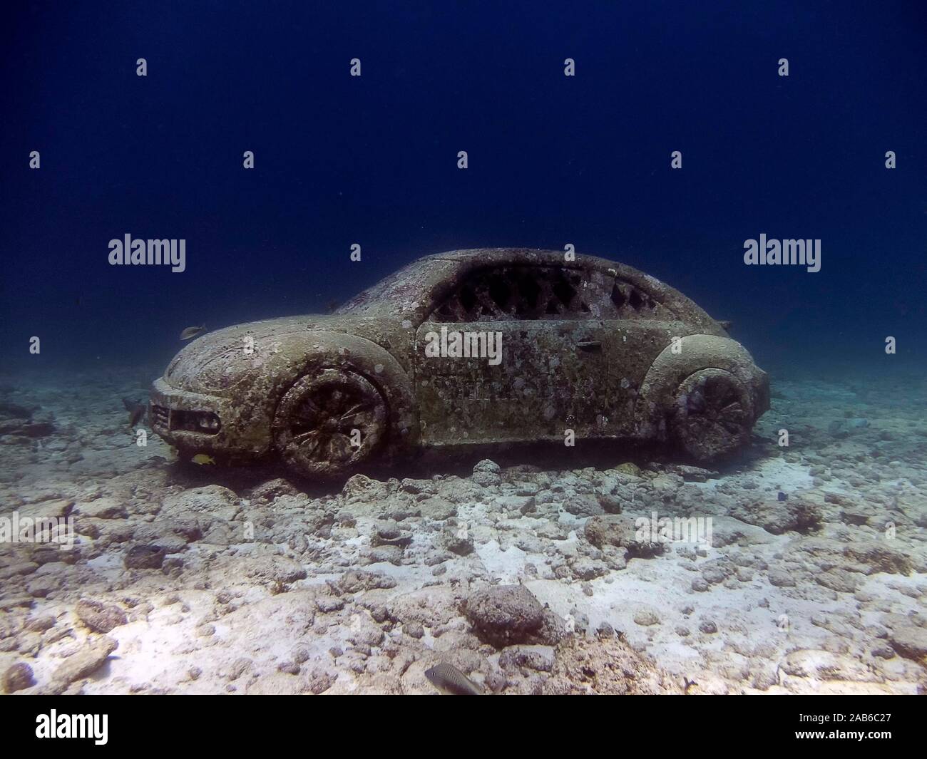 MUSA - The Museum of Underwater Art in Isla Mujeres near Cancun in ...