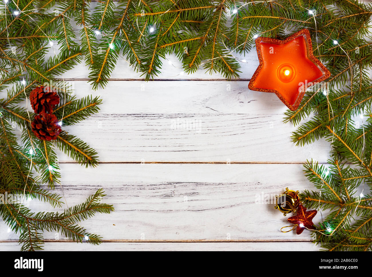 wooden desk with objects for mock up template design Stock Photo - Alamy