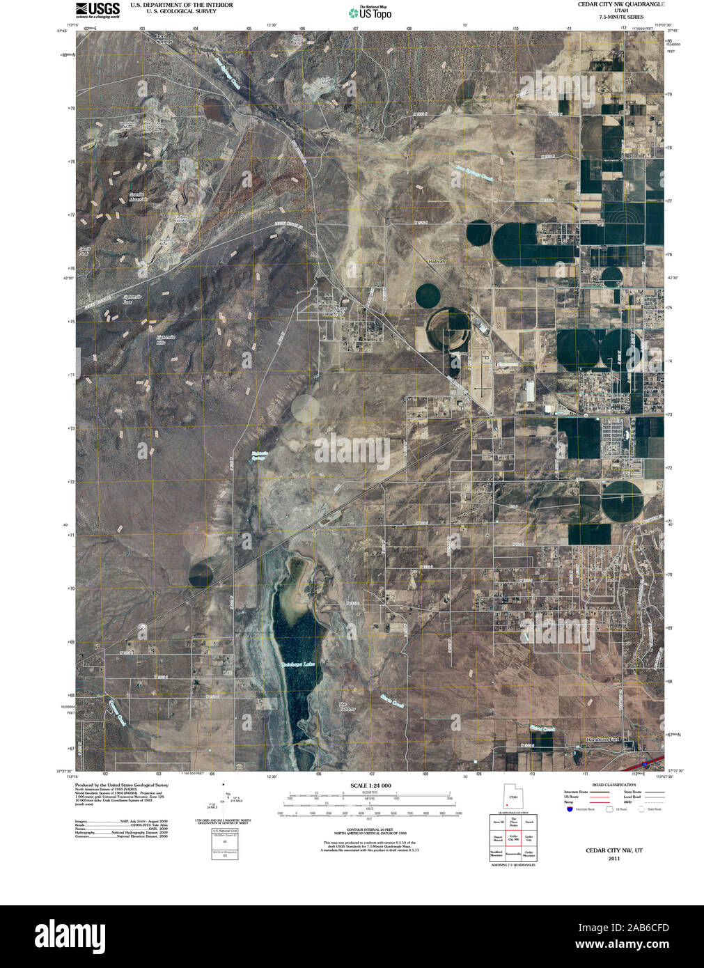 Map of cedar city hi-res stock photography and images - Alamy