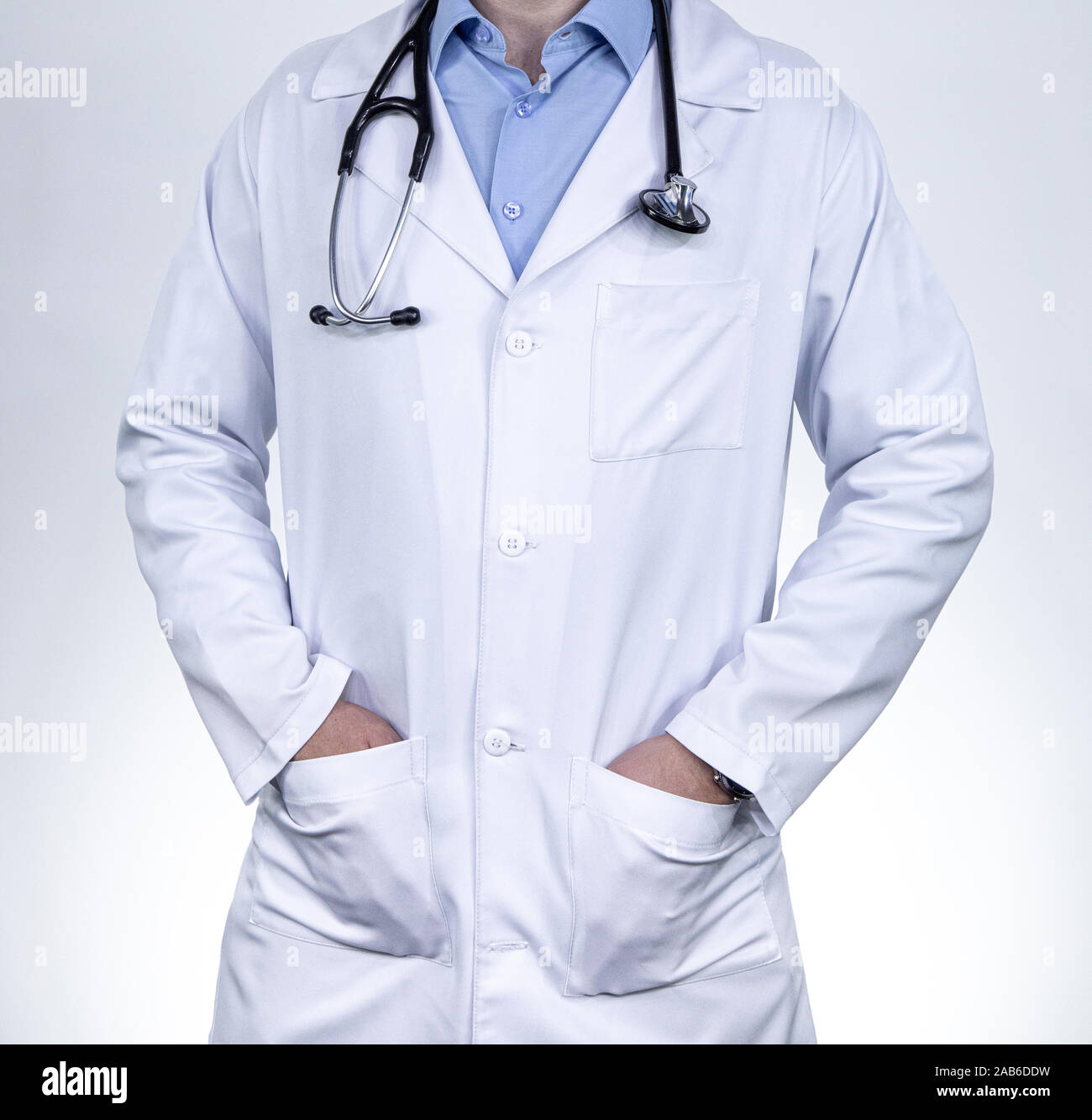 medic professional doctor uniform and stethoscope Stock Photo - Alamy