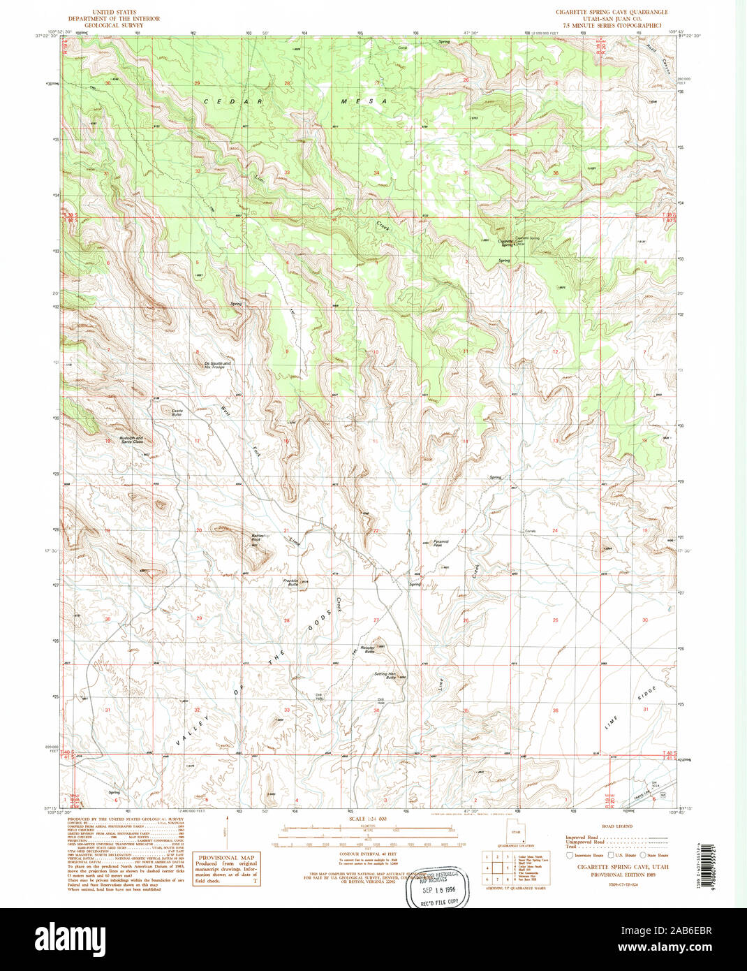 UT Cigarette Spring Cave 248597 1989 24000 Restoration Stock Photo - Alamy