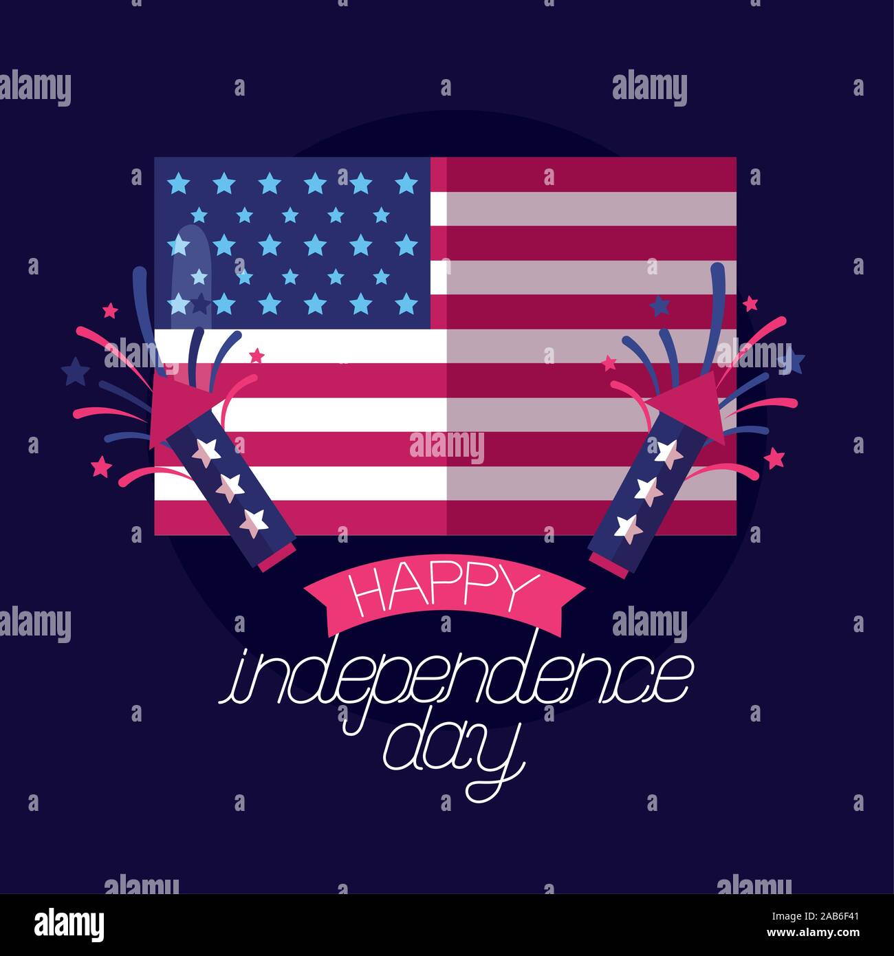 american happy independence day Stock Vector Image & Art - Alamy