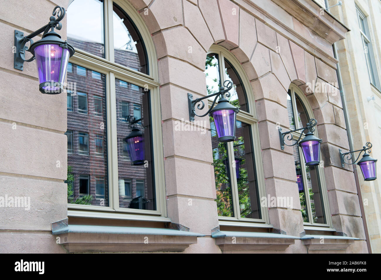 Wanderlust and city dust. Old building architecture. House facade with ...