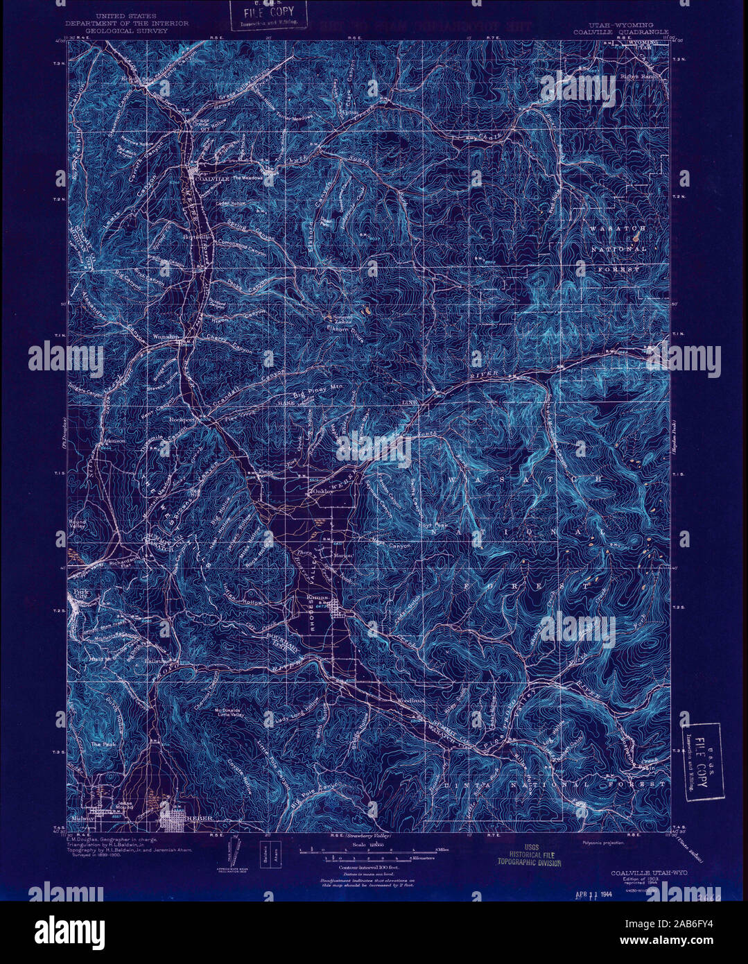 Map of coalville hi-res stock photography and images - Alamy