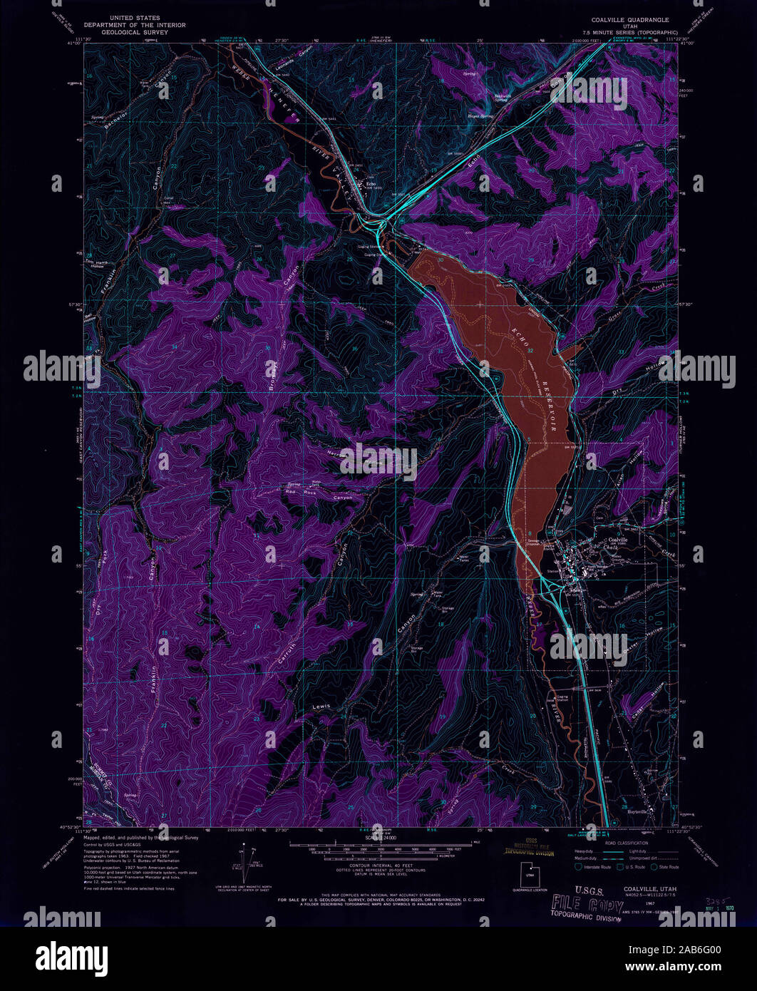 Map of coalville hi-res stock photography and images - Alamy