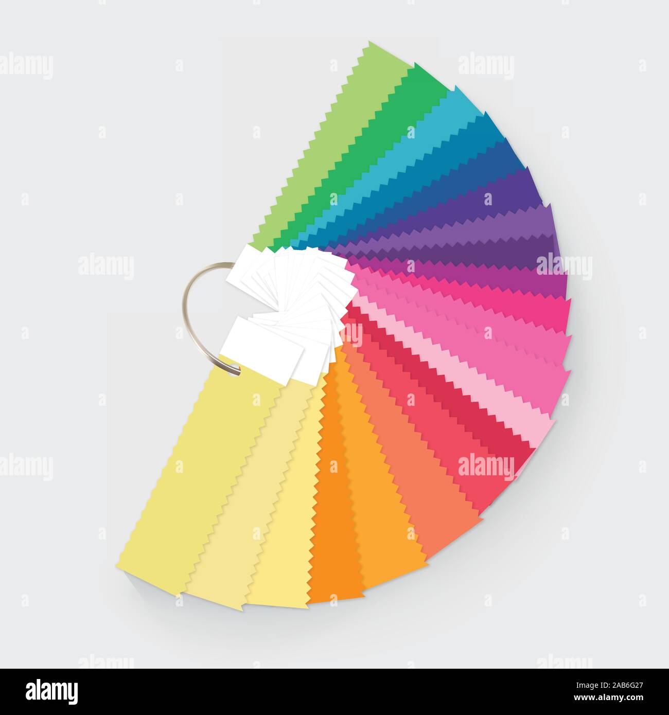 Illustration of color palette guide for fashion and home interior ...