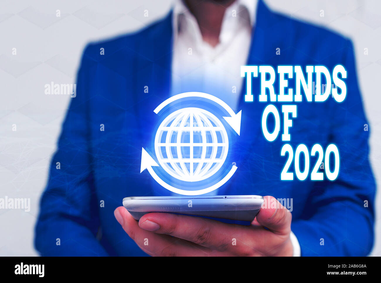 Word writing text Trends Of 2020. Business photo showcasing things that ...