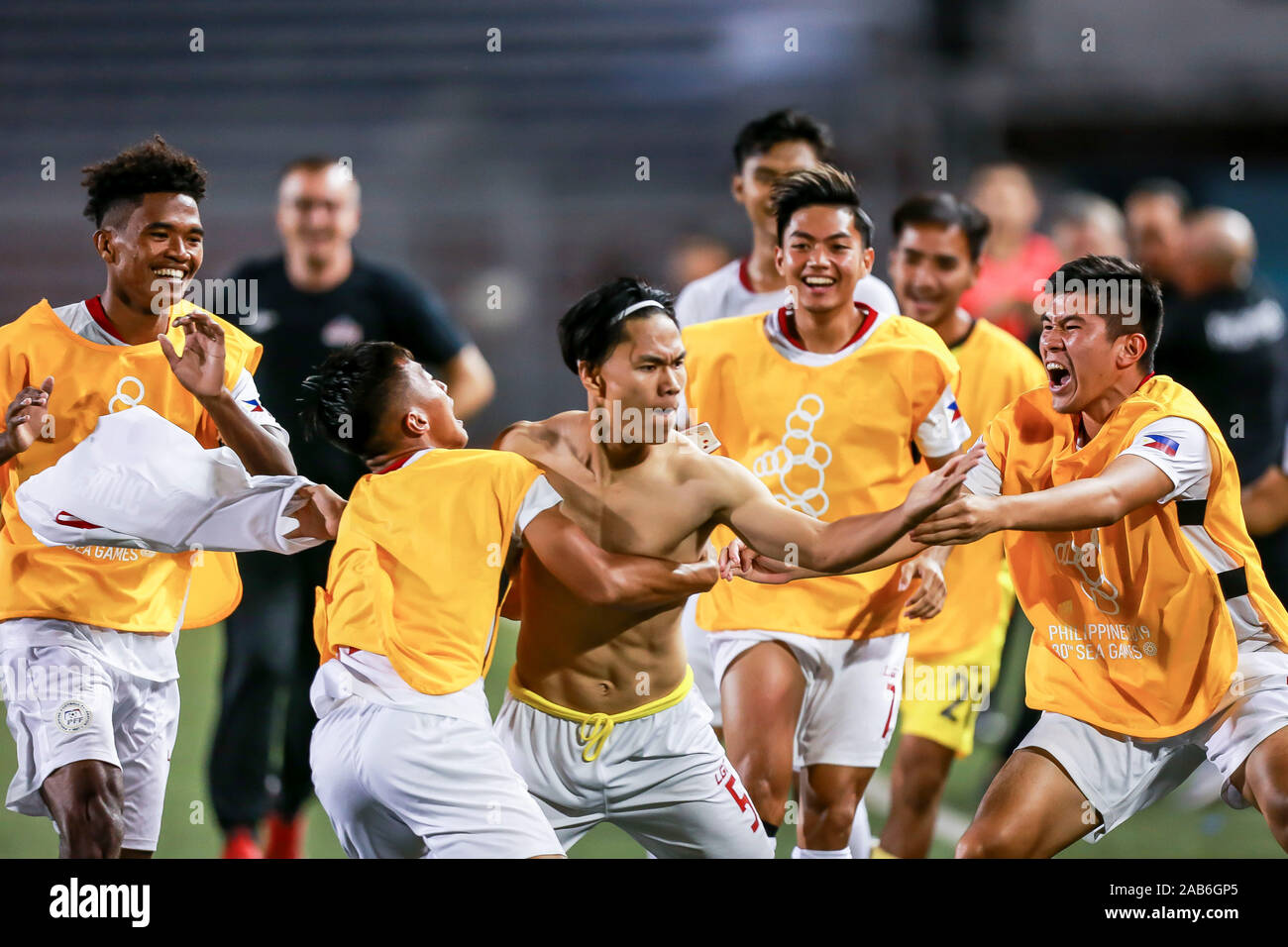 Manila, Philippines. 25th Nov, 2019. Players from the Philippines ...