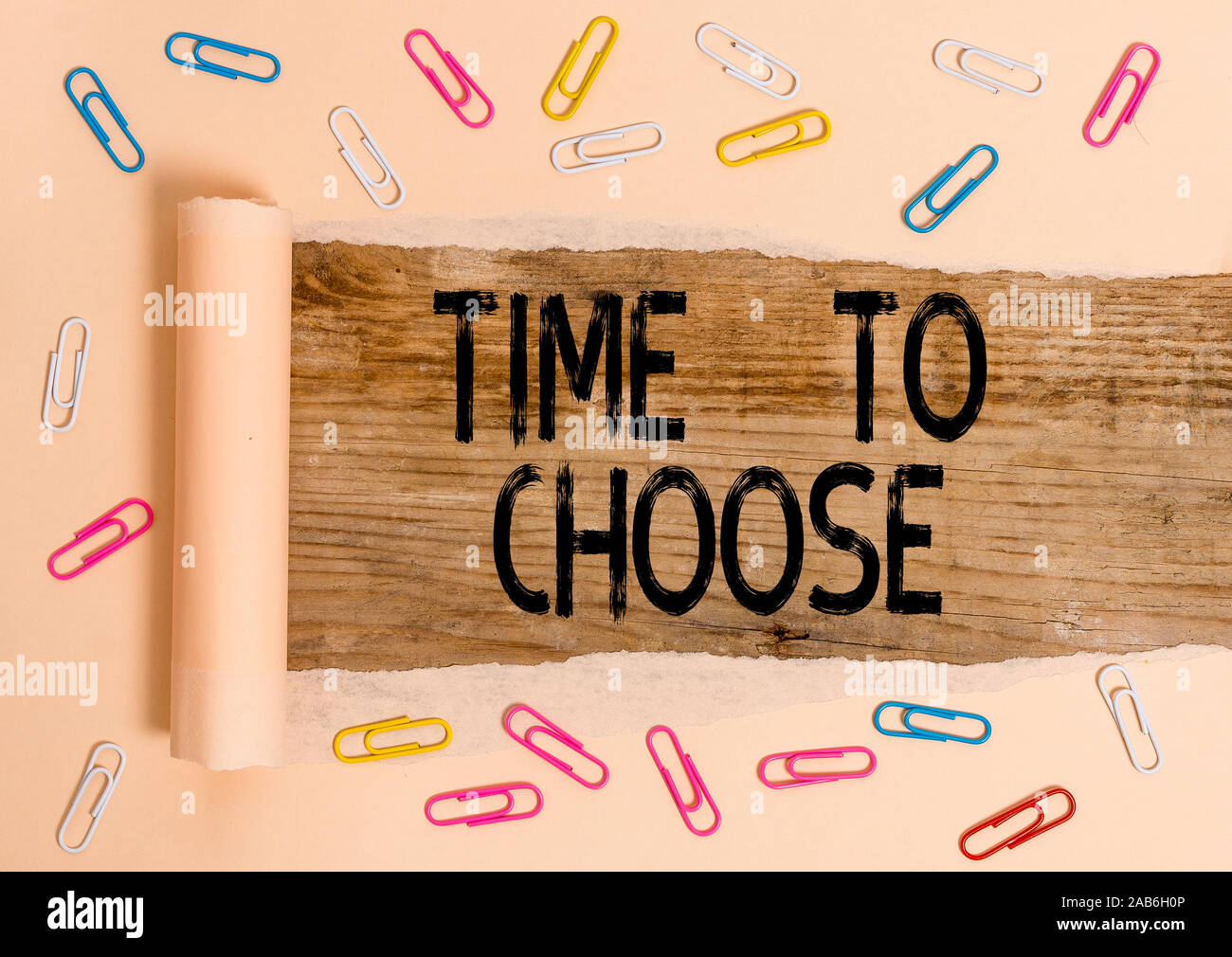 Conceptual hand writing showing Time To Choose. Concept meaning Judging ...