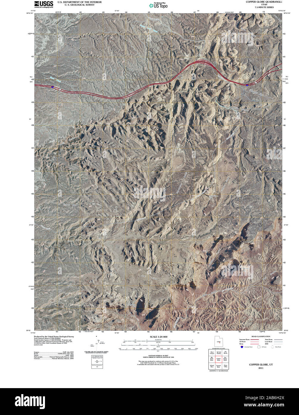 Geological survey map copper hi-res stock photography and images - Alamy
