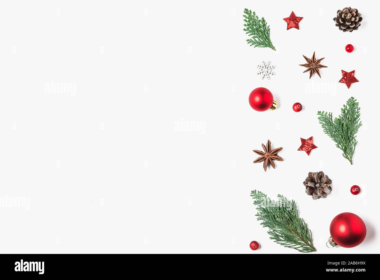 Flat lay happy new Cut Out Stock Images & Pictures - Alamy