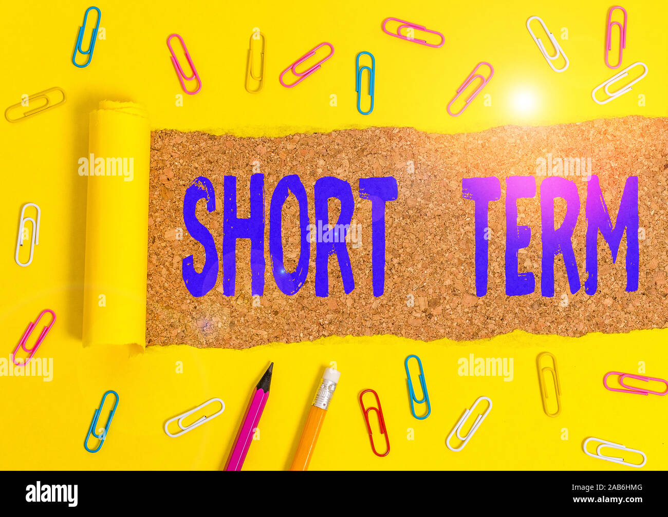 Conceptual hand writing showing Short Term. Concept meaning occurring ...