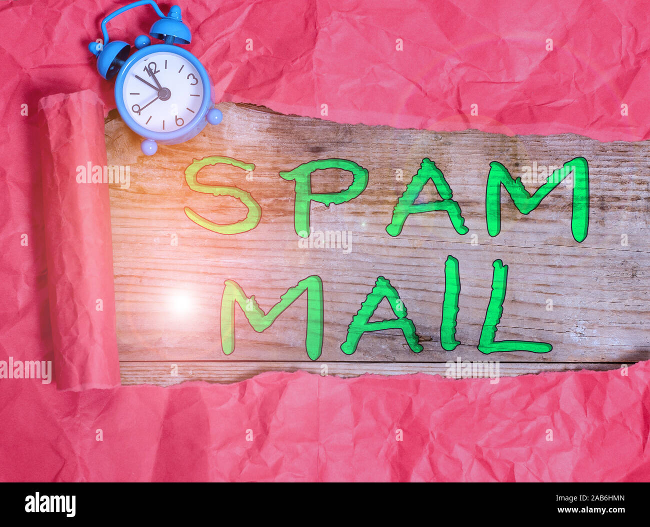 Writing note showing Spam Mail. Business concept for Intrusive ...