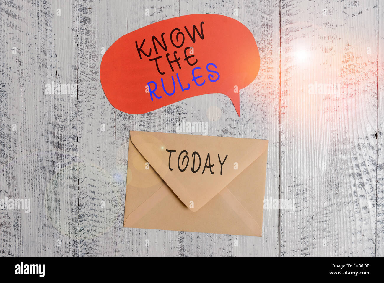 Handwriting text writing Know The Rules. Conceptual photo Learn the ...