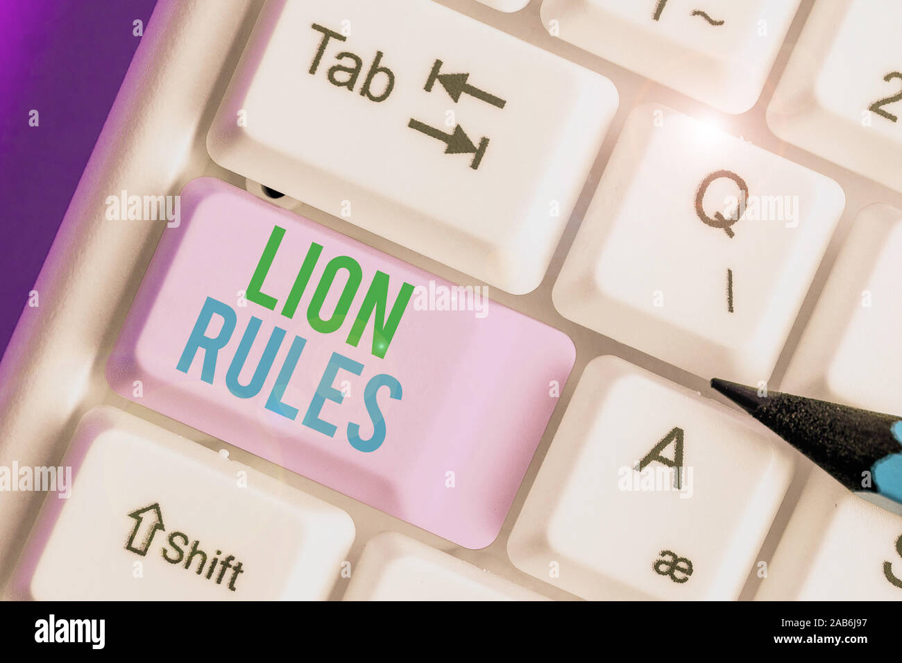 Text sign showing Lion Rules. Business photo showcasing epitome of ...