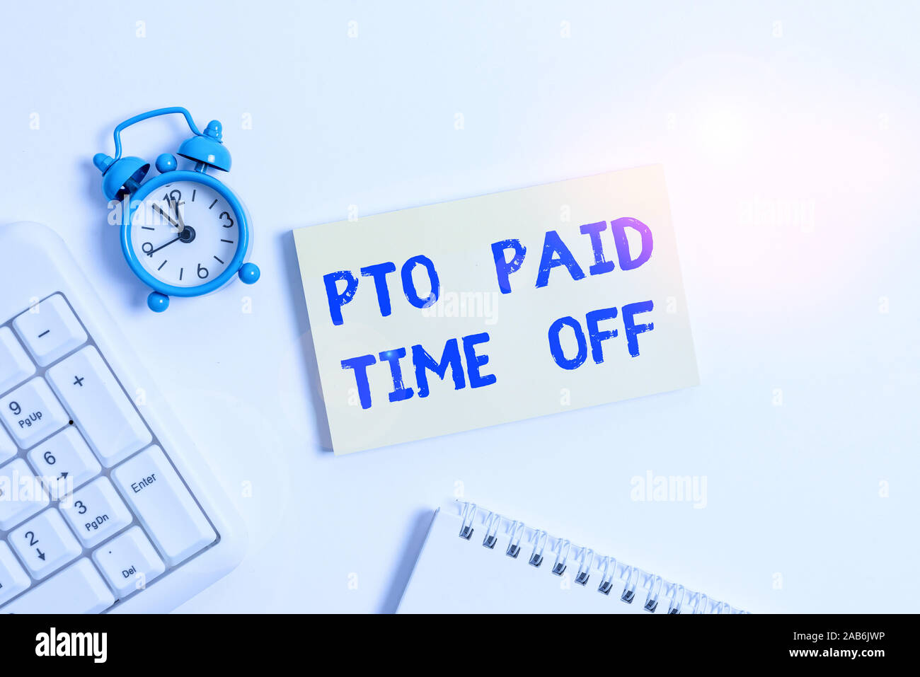 Conceptual hand writing showing Pto Paid Time Off. Concept meaning ...