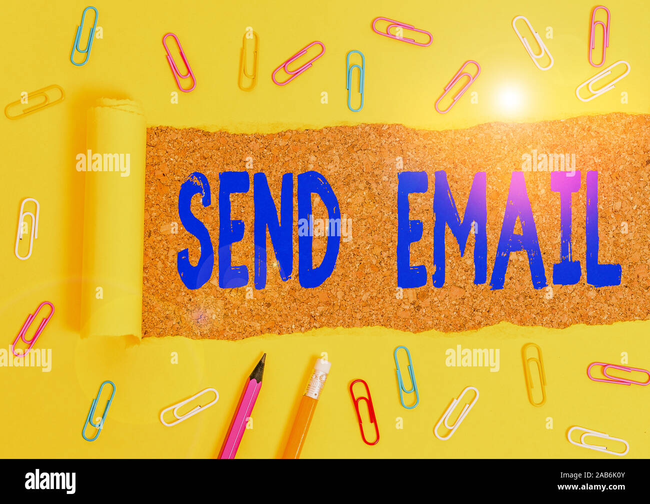 Conceptual hand writing showing Send Email. Concept meaning the system for using computers to ...