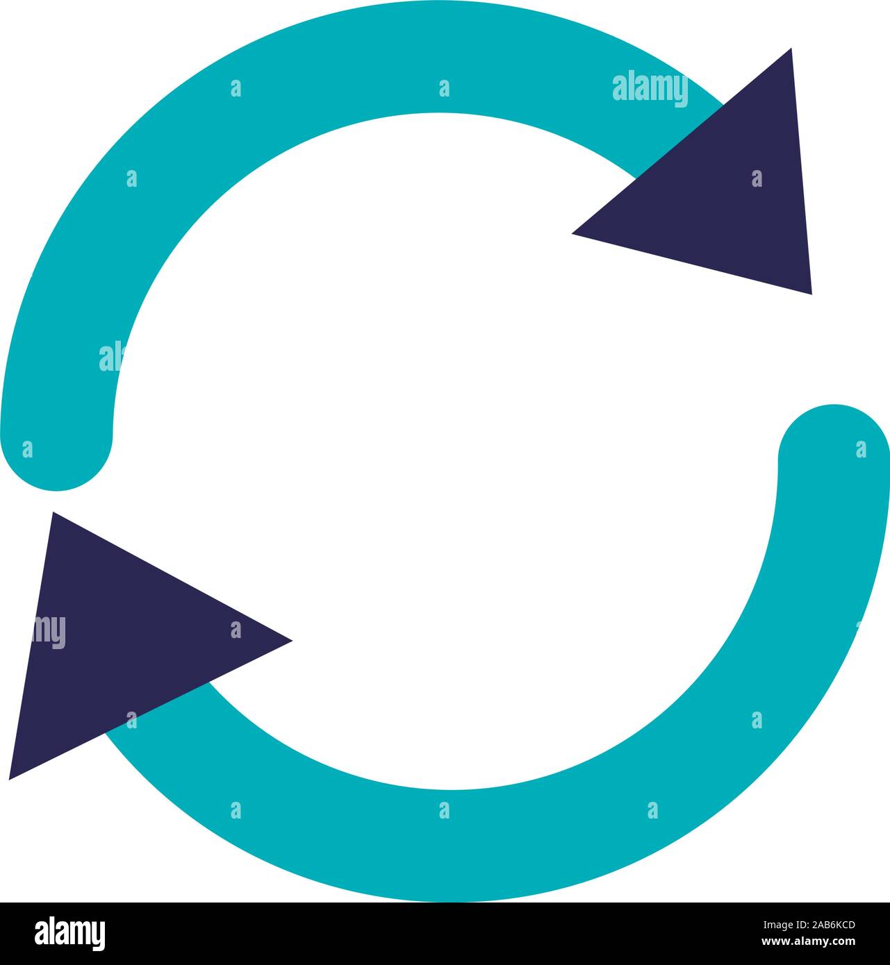 Circular arrows change reset Stock Vector Images - Alamy