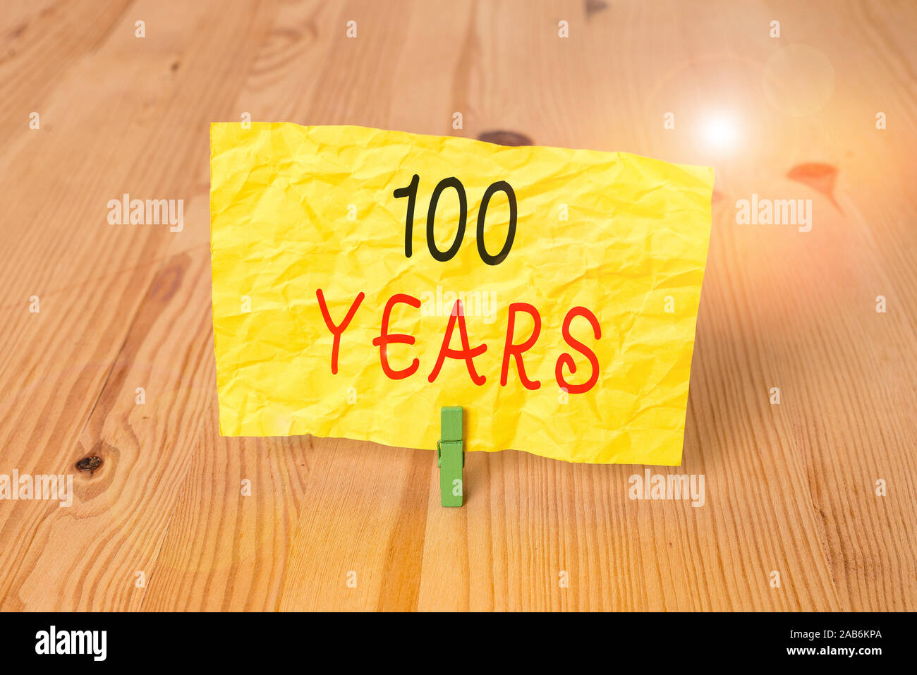 Conceptual hand writing showing 100 Years. Concept meaning Remembering ...