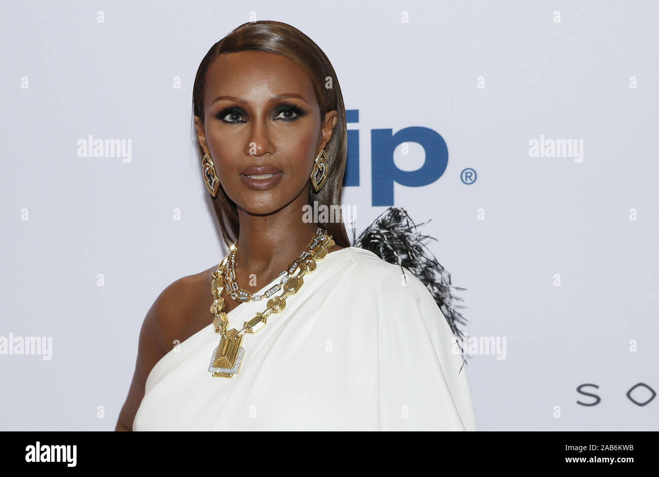 New York, United States. 25th Nov, 2019. Iman arrives on the red carpet ...