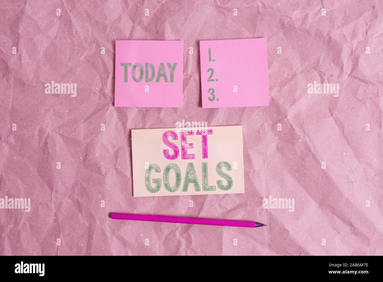 Handwriting text Set Goals. Conceptual photo Defining or achieving ...