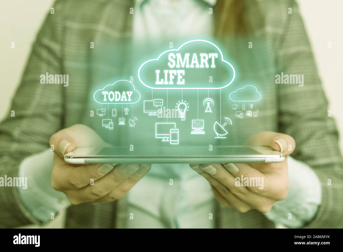 Text sign showing Smart Life. Business photo showcasing approach ...