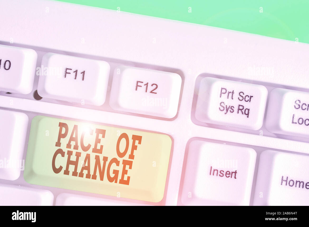 Conceptual hand writing showing Pace Of Change. Concept meaning Shift ...