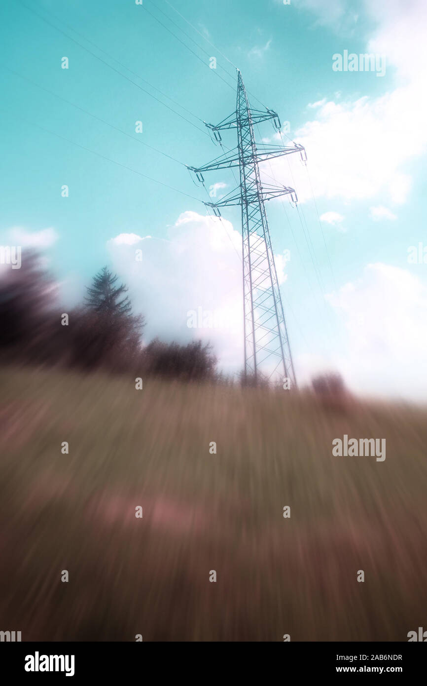 A Photograph of a energy line Stock Photo - Alamy