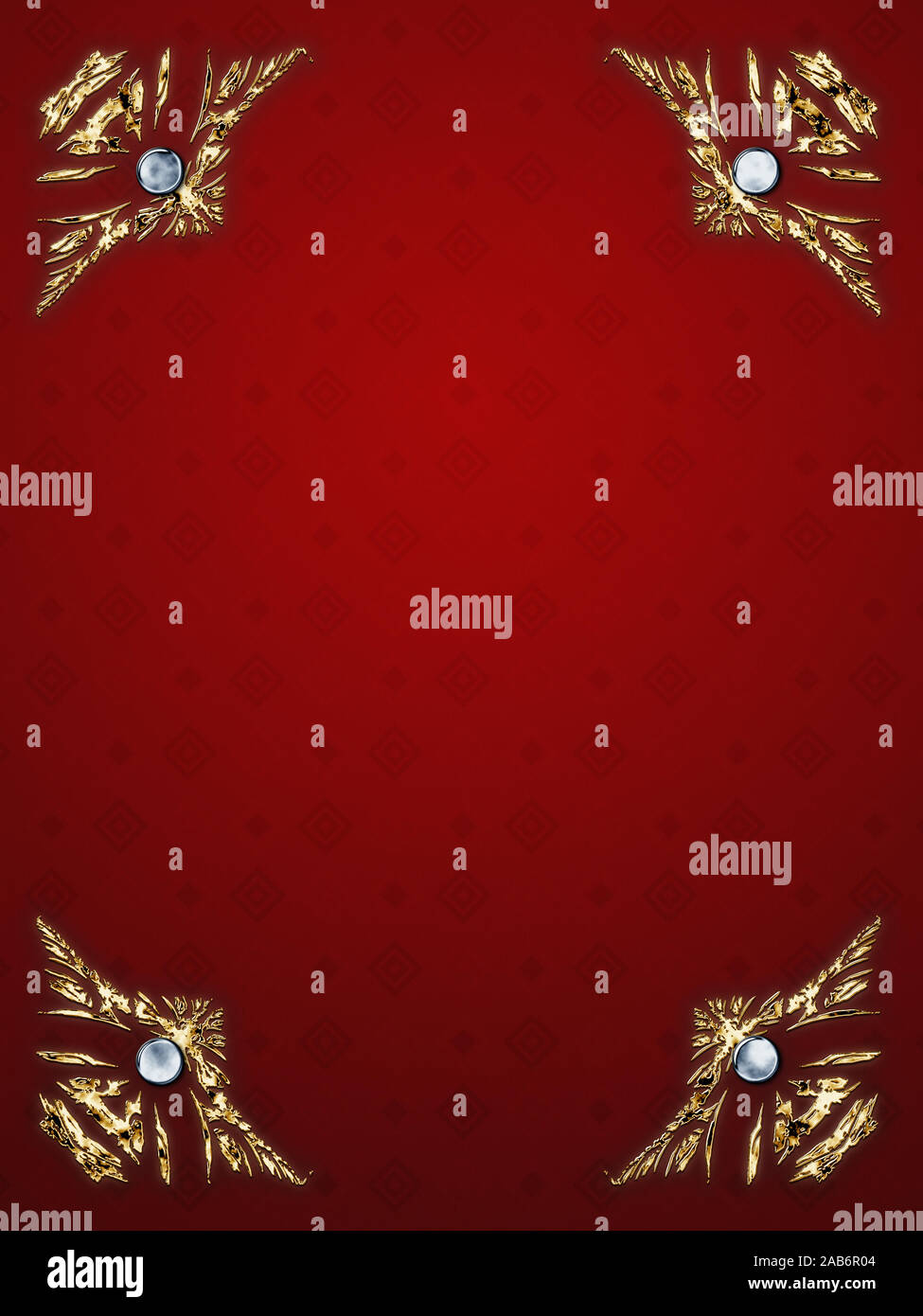 An illustration of a red stylish book cover Stock Photo - Alamy