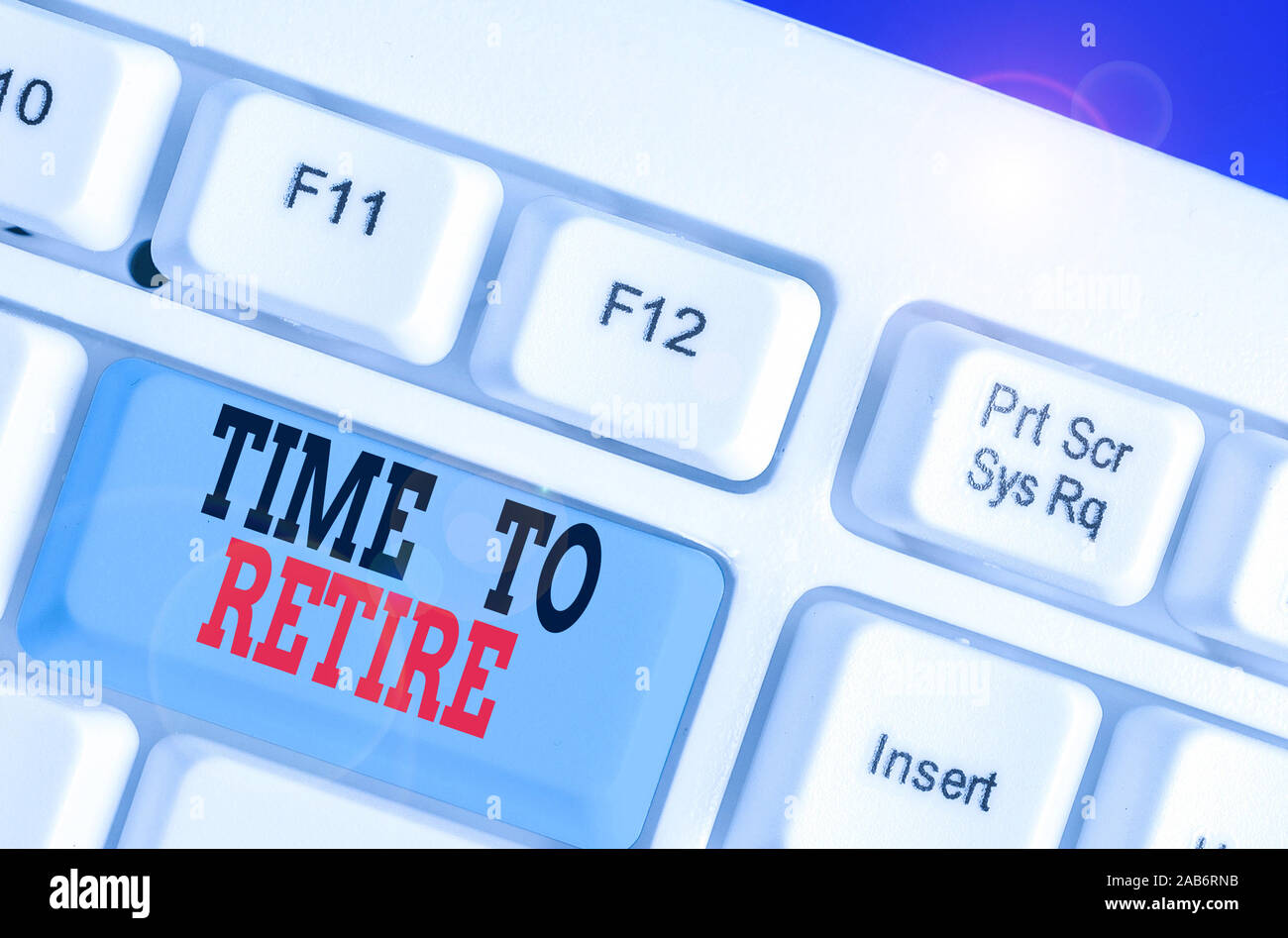 Handwriting text Time To Retire. Conceptual photo Take the pensioner ...