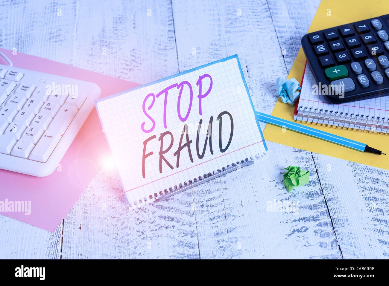 Text sign showing Stop Fraud. Business photo text campaign advices ... Text sign showing Stop Fraud. Business photo text campaign advices ...