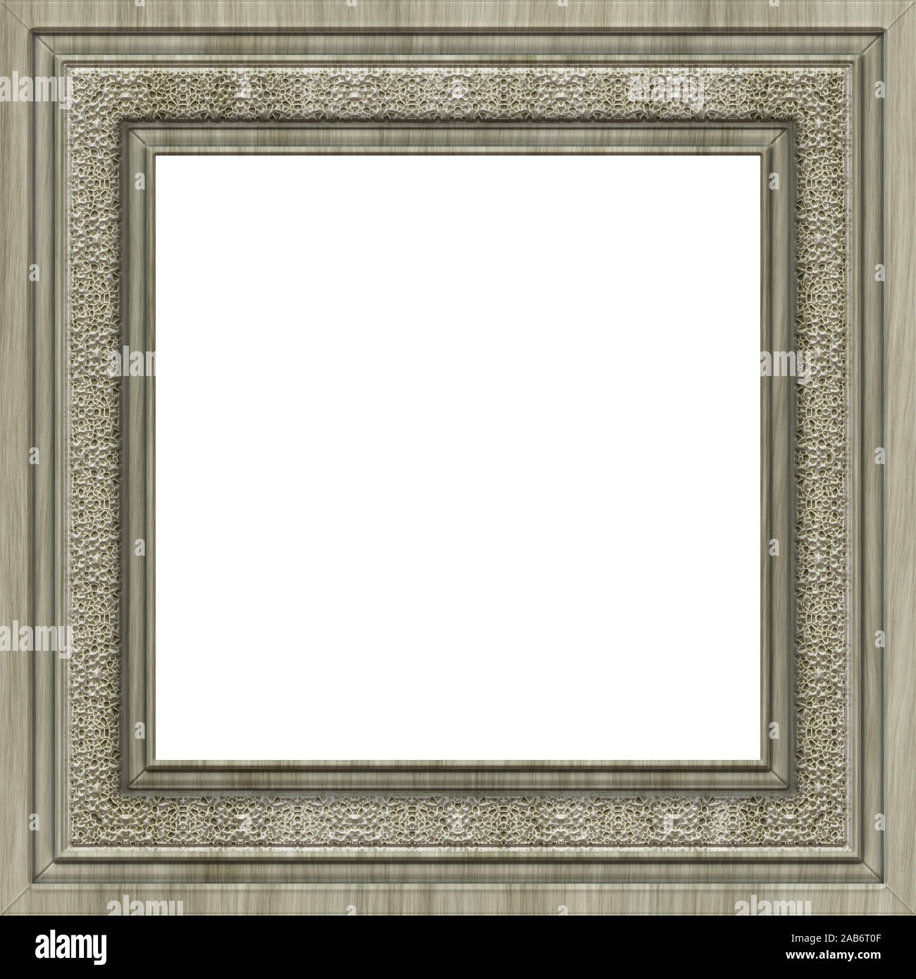 An illustration of a nice wooden frame Stock Photo - Alamy