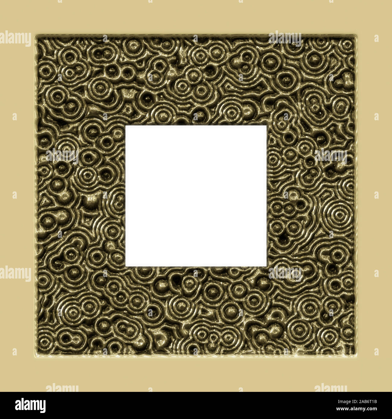 An illustration of a square metal frame Stock Photo - Alamy