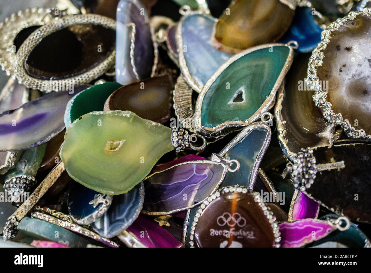 Set of natural mineral gemstones of Set of natural mineral gemstones of ...