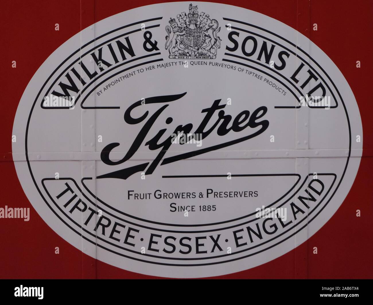 Tiptree Essex logo Stock Photo - Alamy