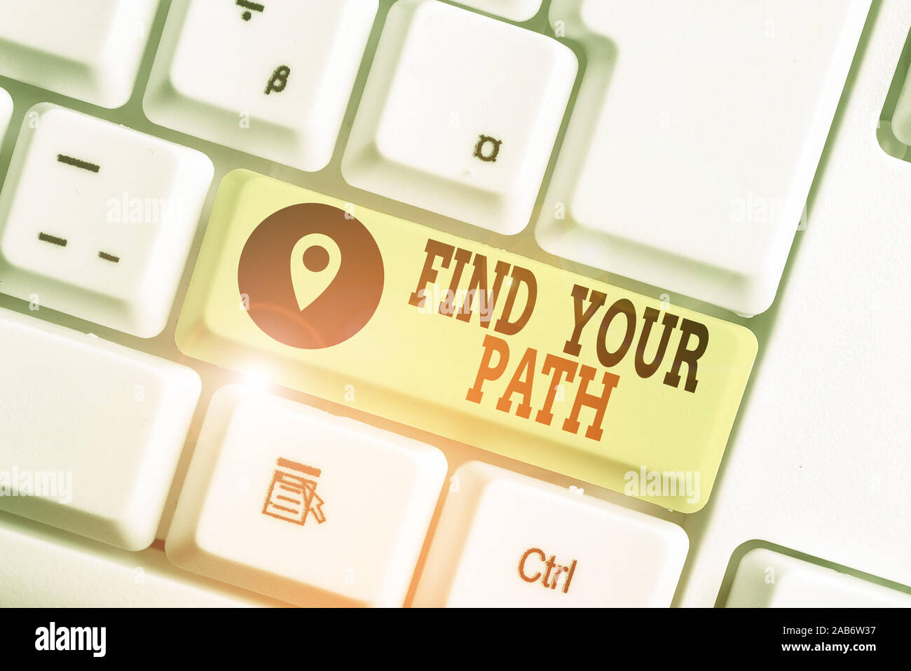 Conceptual hand writing showing Find Your Path. Concept meaning Search ...
