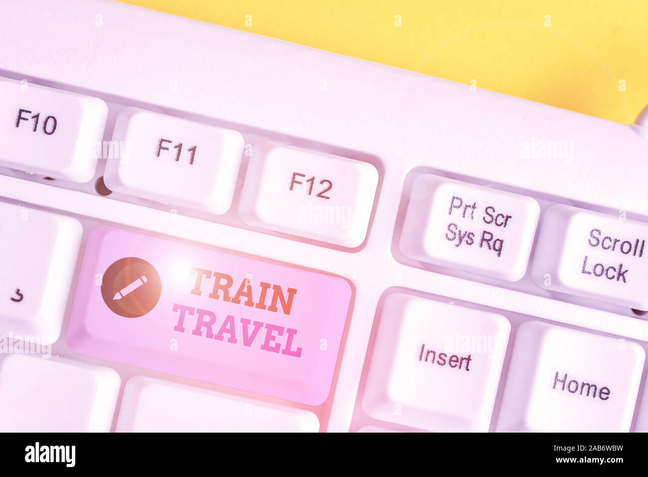 Writing note showing Train Travel. Business concept for to make a ...