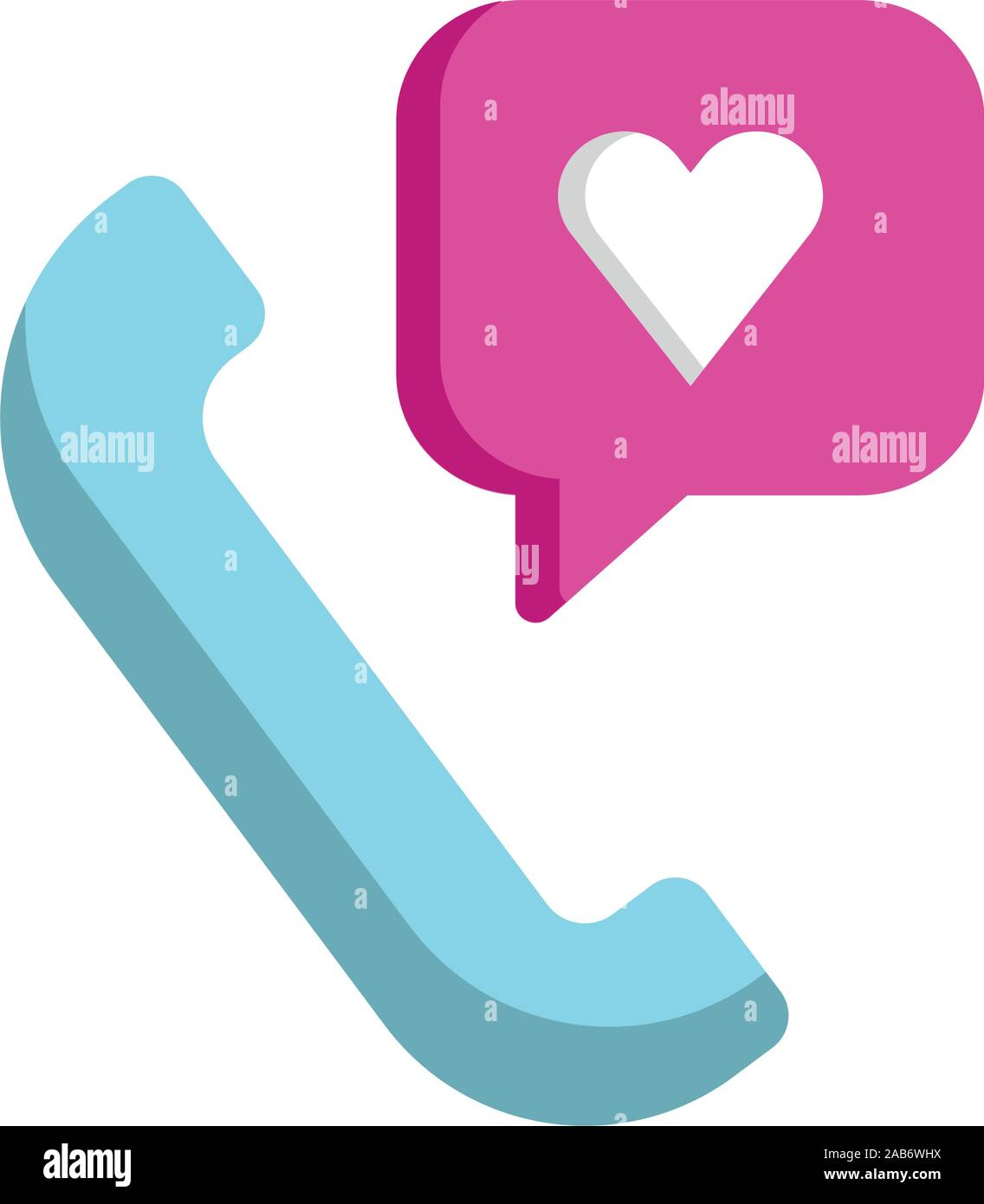 Call valentines Cut Out Stock Images & Pictures - Alamy