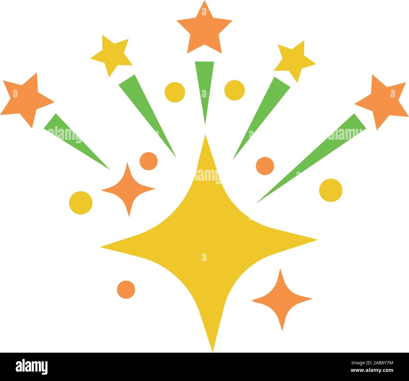 fireworks explosion splash with stars Stock Vector Image & Art - Alamy